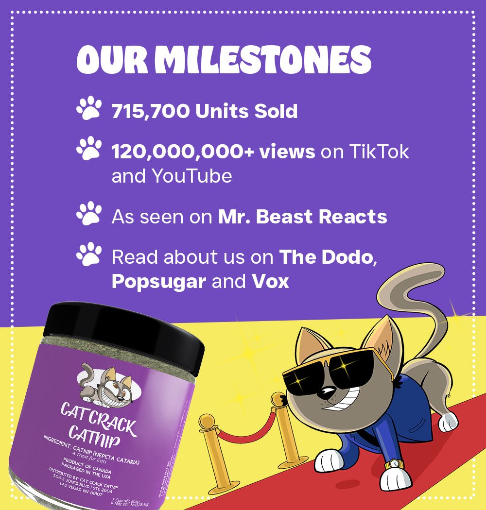 Cat Crack Catnip, Zoomie-Inducing Cat Nip Blend